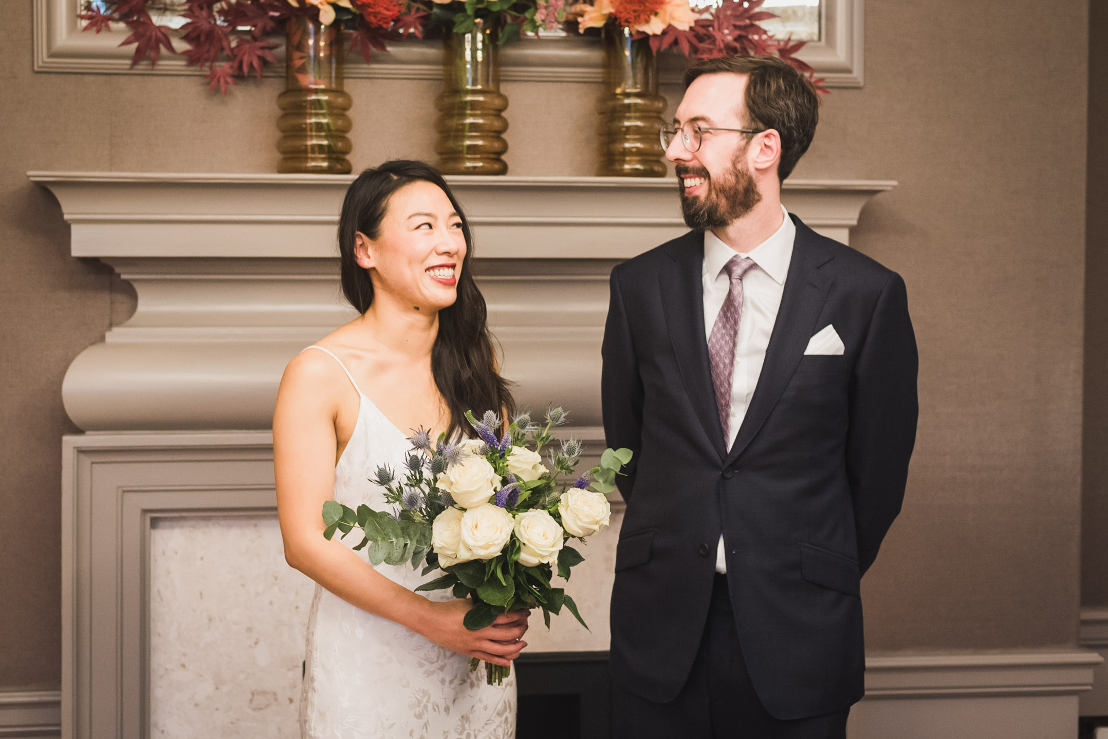 Modern Intimate Wedding in London - Carine Bea Photography